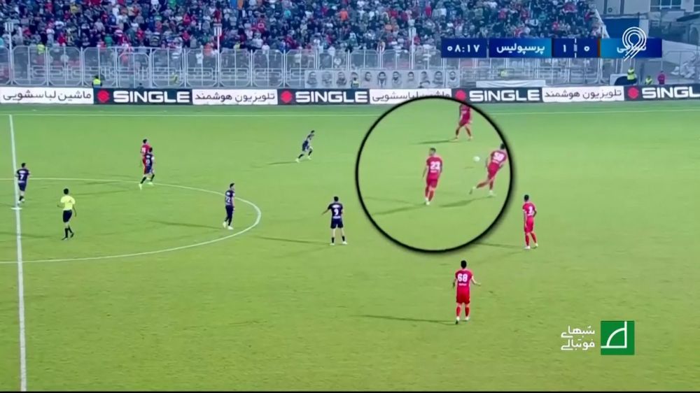 شبهای فوتبالی آنالیز برد پرسپولیس مقابل نساجی فوتبالی